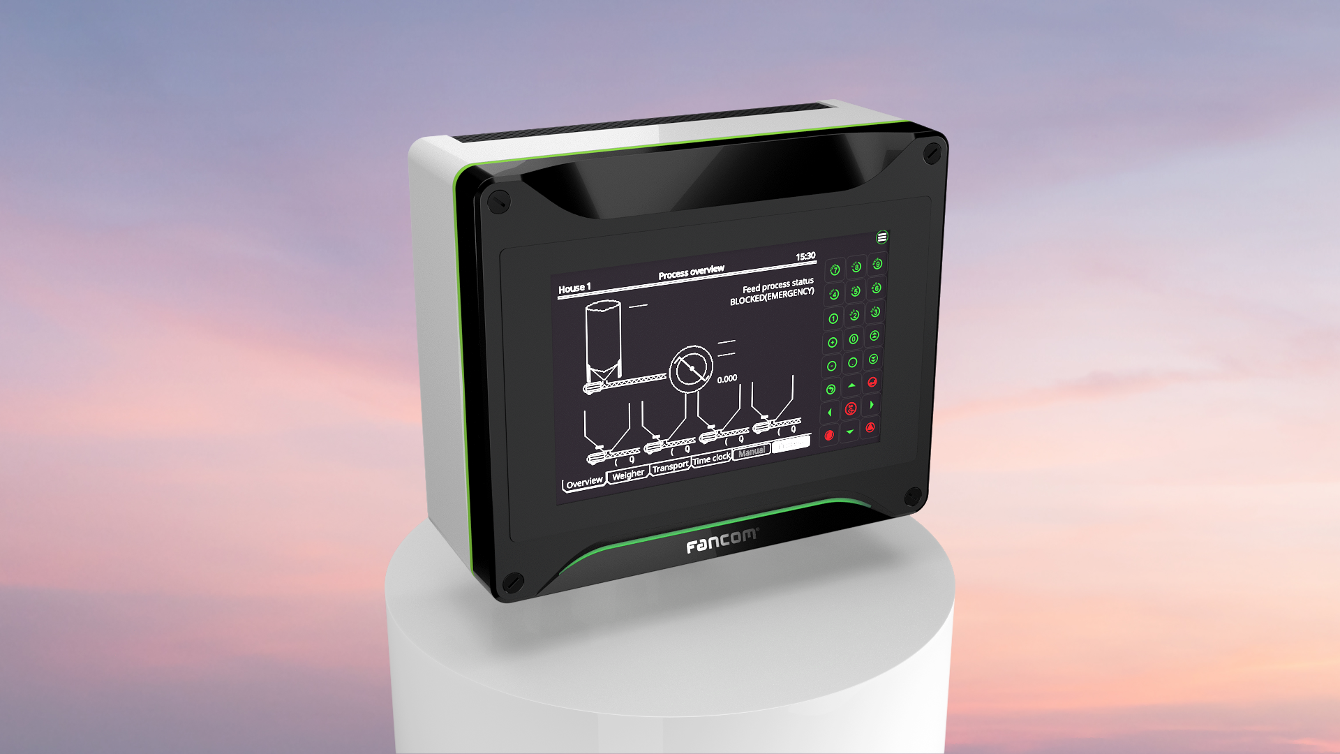 Multi-phase dry feed system feeds the right portion